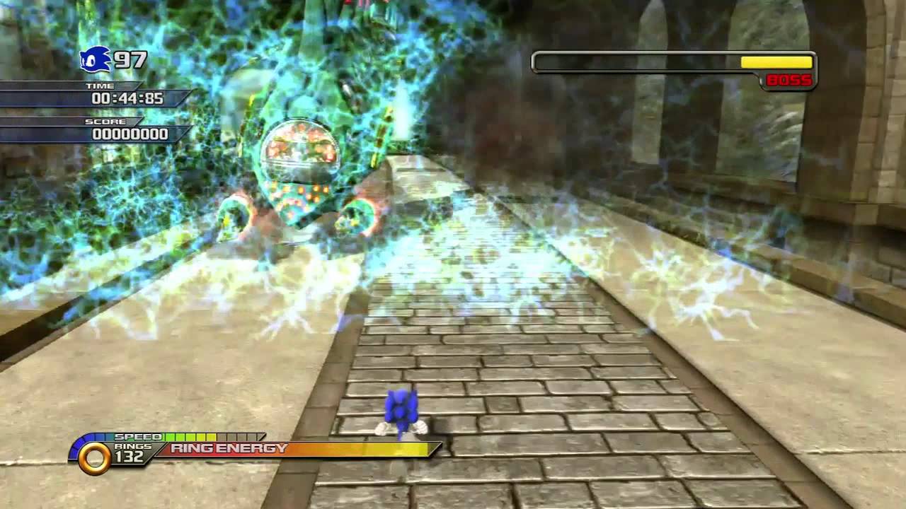 Sonic Unleashed (360) - Rooftop Run: Day: Egg Devil Ray Playthrough (S ...