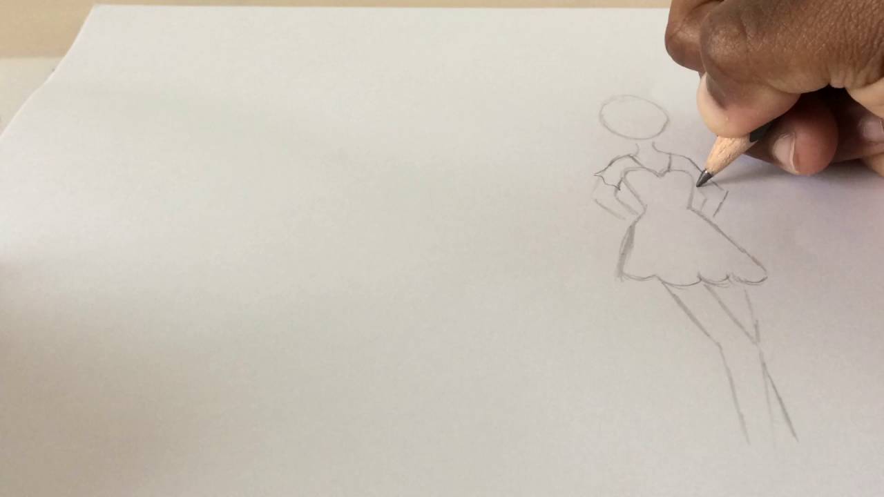 Comment dessiner une jolie fille - YouTube