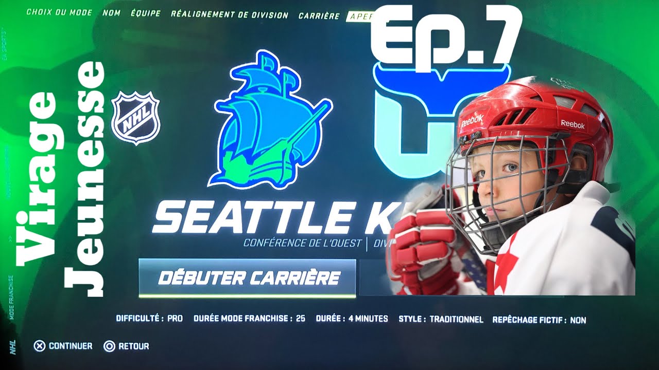 Franchise Seattle Kraken NHL 21 GM Mode (QC/FR) Ep.7 - YouTube