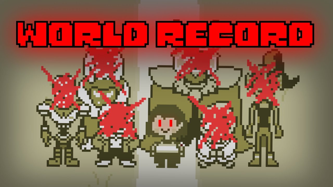 World Record - Undertale SOULLESS PACIFIST Speedrun - YouTube