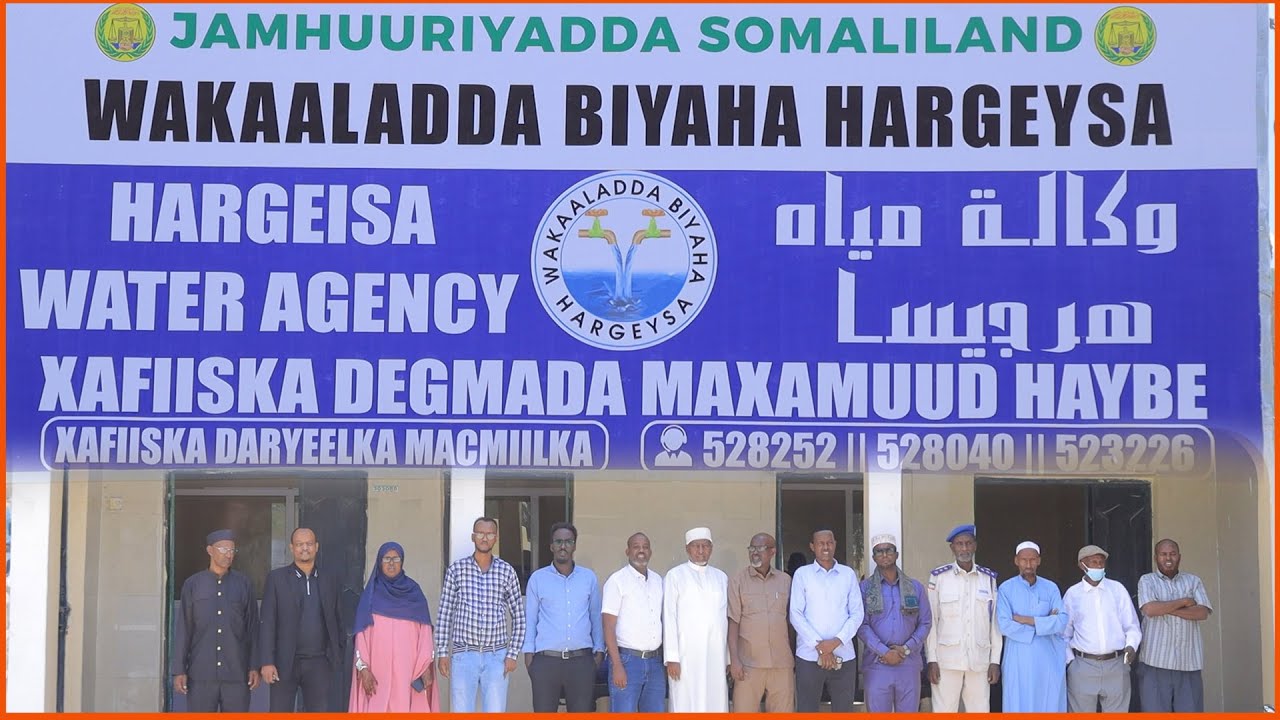 Wakaaladda Biyaha Hargeysa oo xafiis cusub ka furtay degmada Maxamuud Haybe . - YouTube