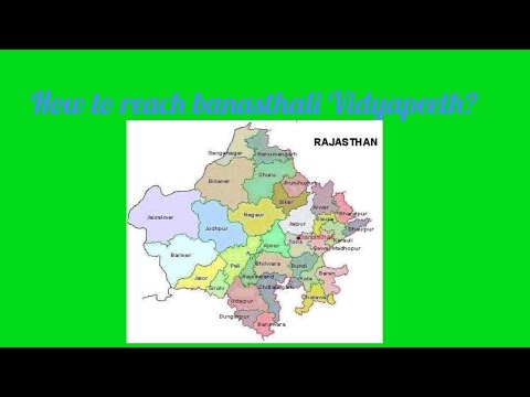 How to reach banasthali Vidyapeeth - YouTube