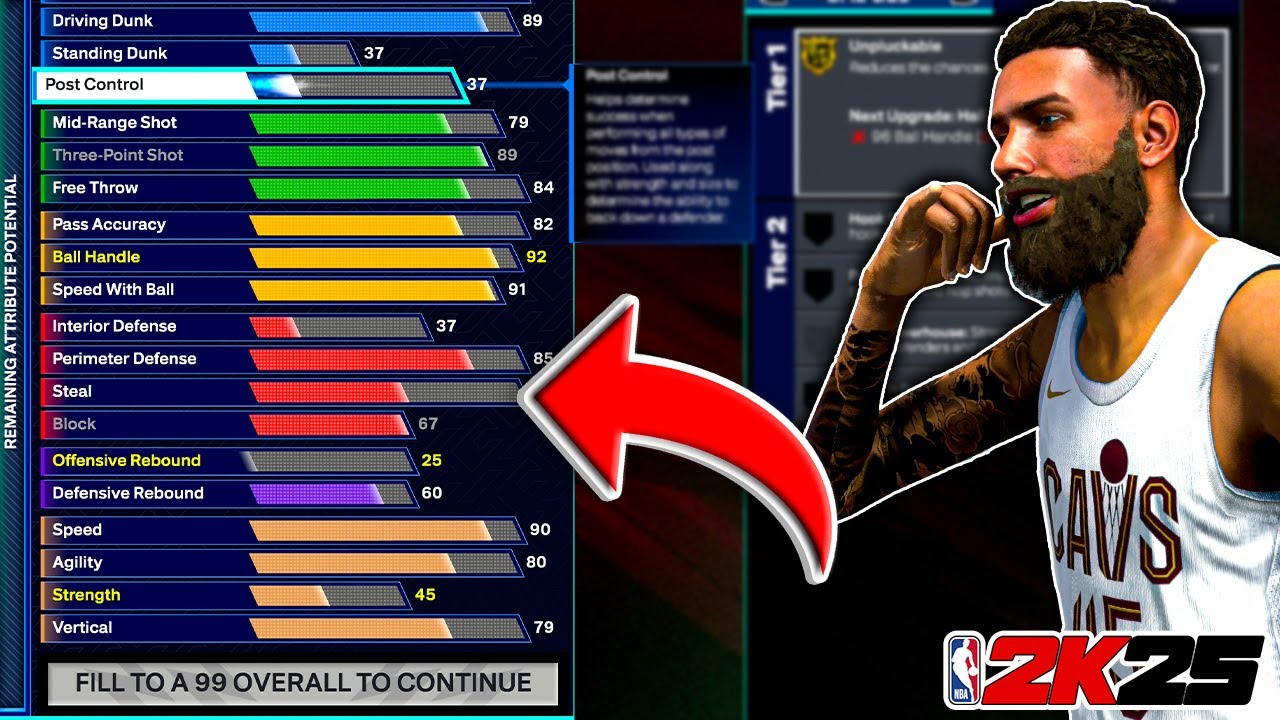 NBA 2K25 - Explaining Attributes In My Player Builder - YouTube