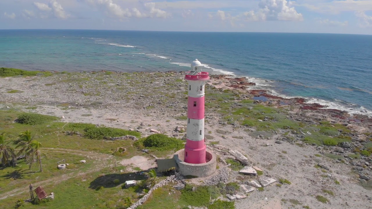 Cozumel Drone Video of Punta Molas Lighthouse - YouTube