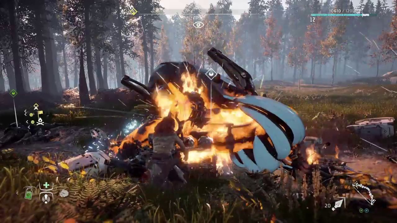 Horizon Zero Dawn™ - First Encounter with Bellowbacks - YouTube