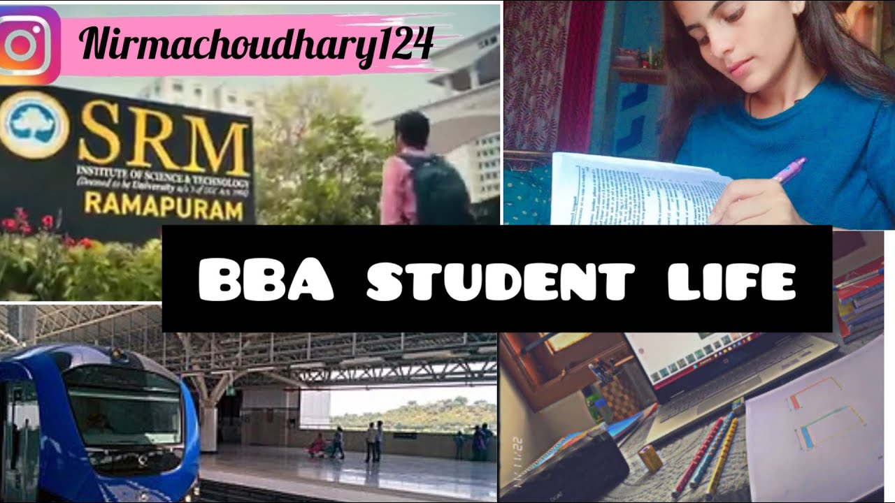 BBA student life 🥰in SRM - YouTube
