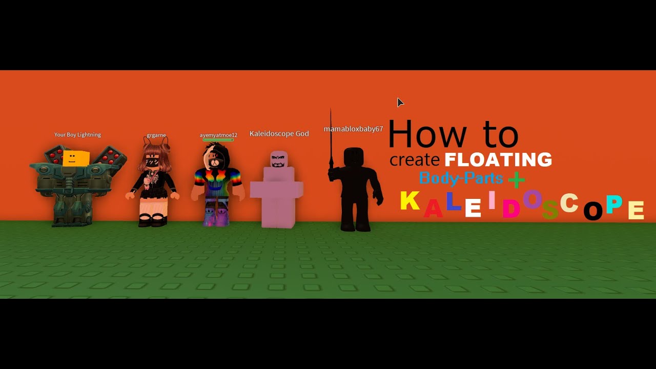 How to Create Floating Body Parts + Kaleidoscope Effect! - YouTube