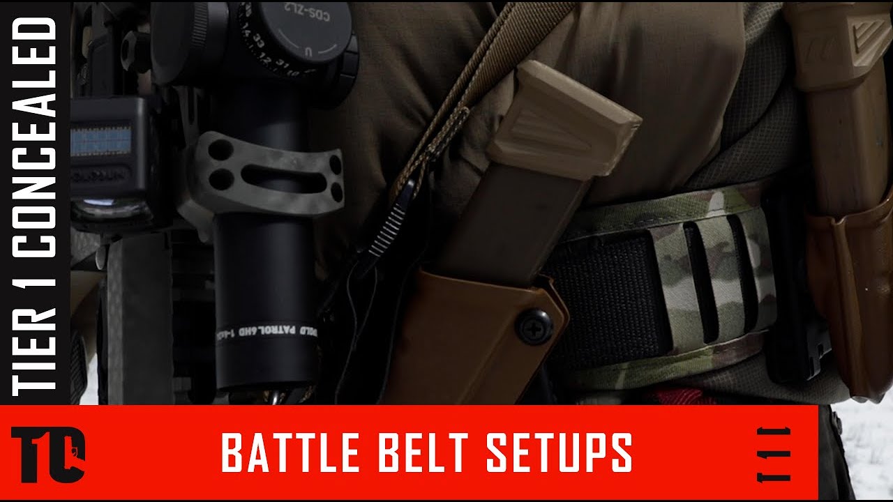 Tier 1 Concealed OWB Battle Belt Setup - How We Set Up Our Range/Battle ...