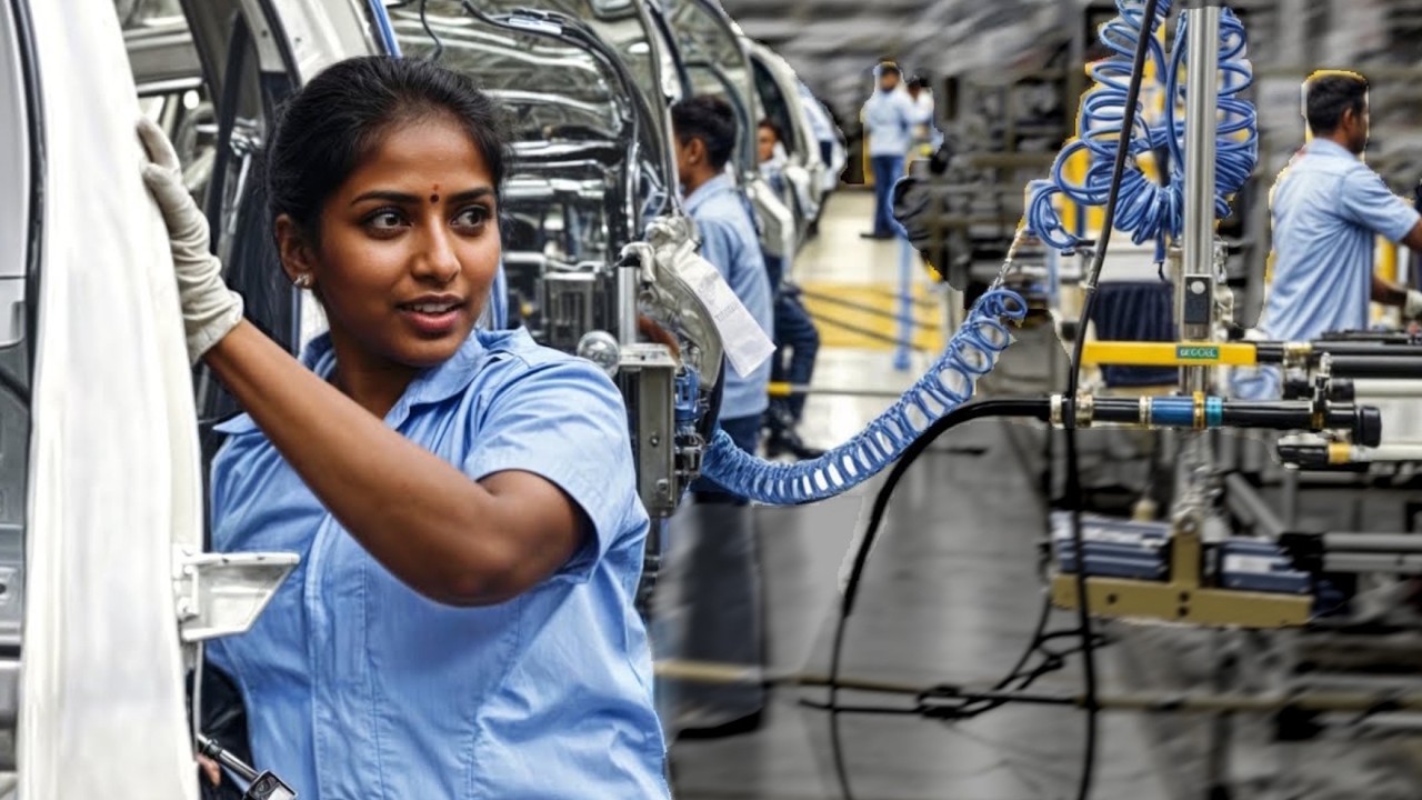 India Car Factory: Kia & MG Production line – How they Build Indian ...