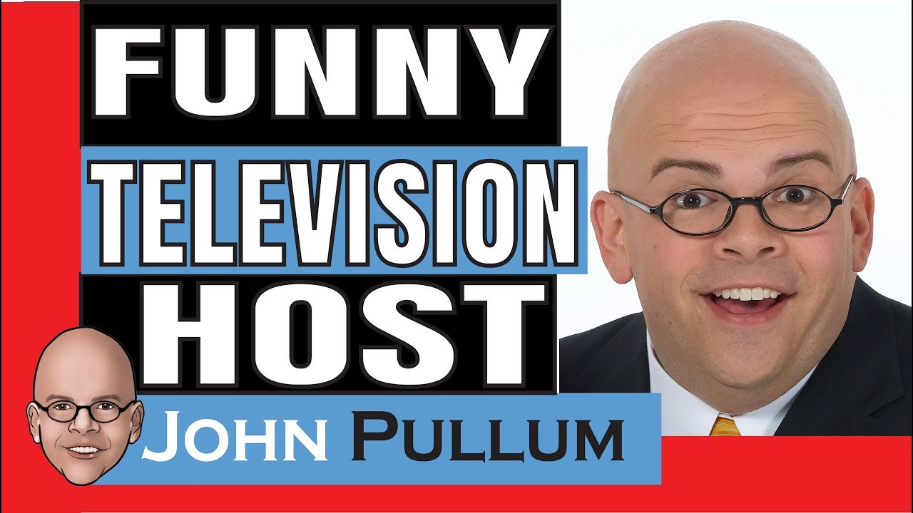 TV Host John Pullum Funny Television Host. Talk Show Host - Game Show ...