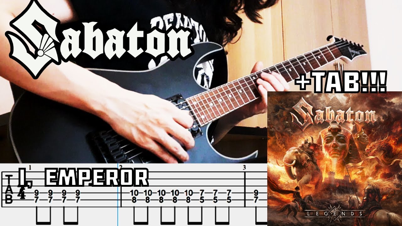 SABATON - I, Emperor (Guitar TAB) Accurate Notes NEW SONG 2025!!! - YouTube