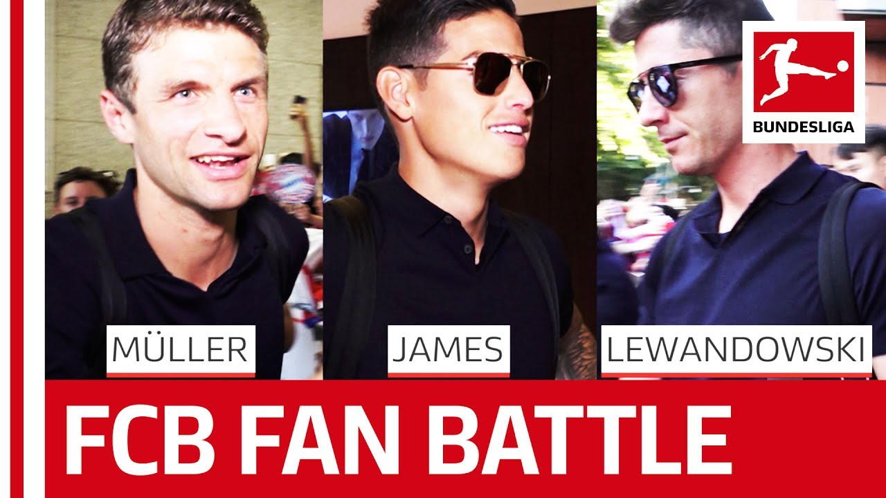 James - Lewandowski - Müller | FC Bayern Battle of the Fan Favourites ...