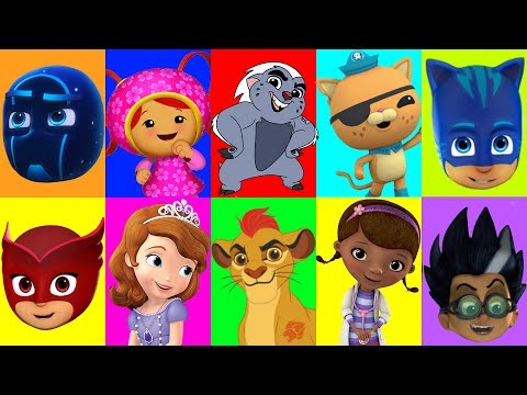 PJ Masks Game - Play Doh Surprise Cups The Lion Guards, Team Umizoomi ...