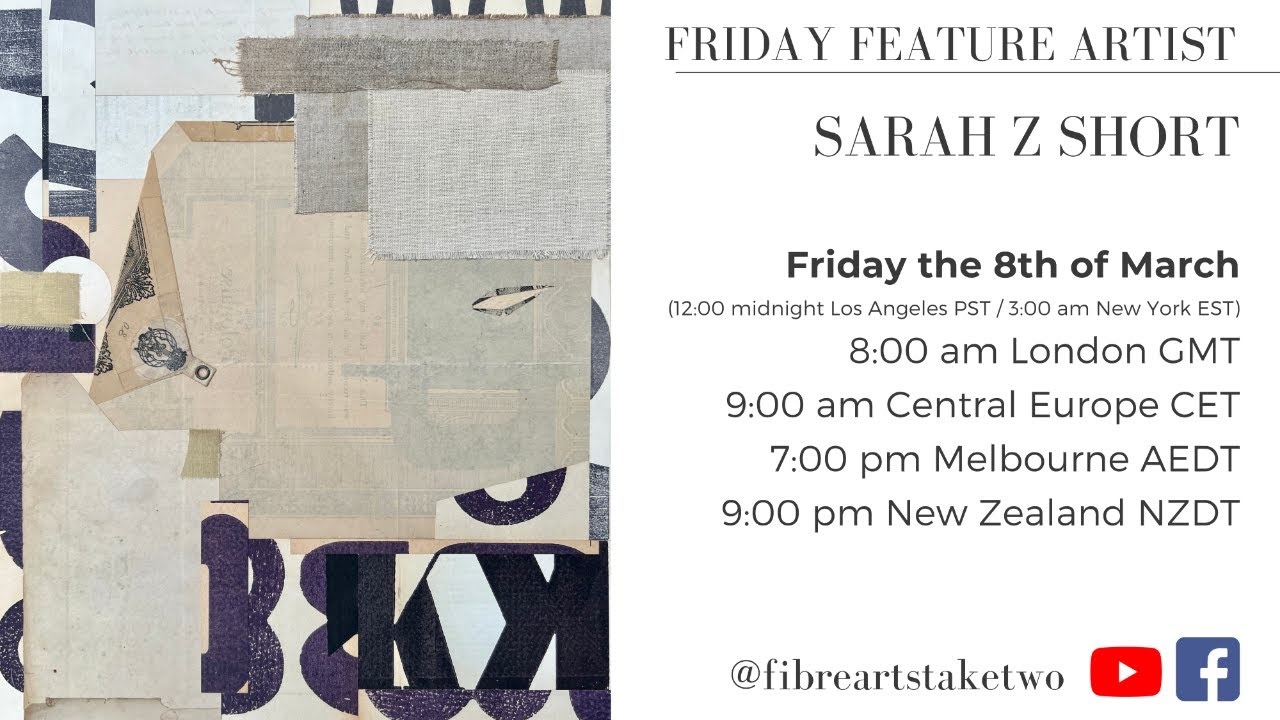 Friday Feature Artist - Sarah Z Short - YouTube