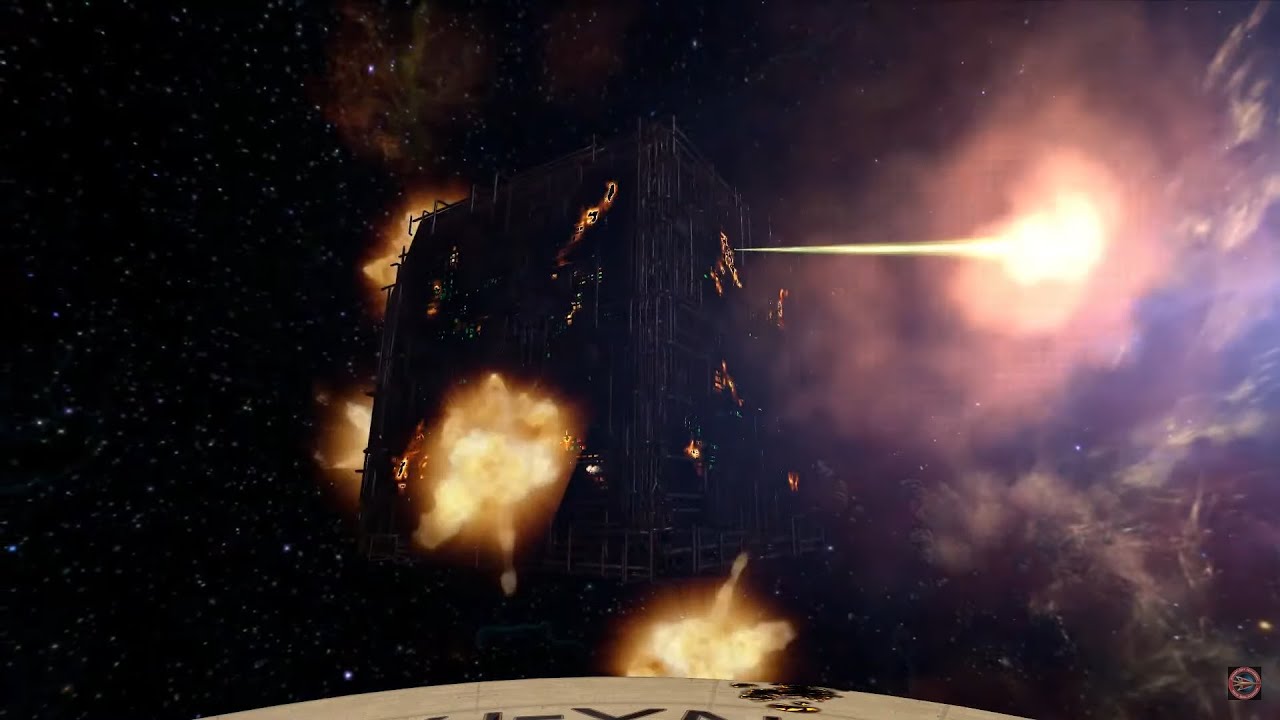 2 Prototypes Borg Cube Destroyed! USS Aegis NX-1787 - Full Crew - Star Trek: Bridge Crew - Red ...