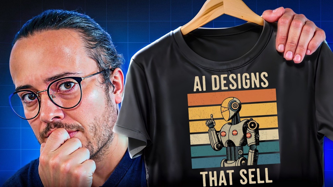 How I Create Top Selling T-Shirt Designs Using AI - YouTube