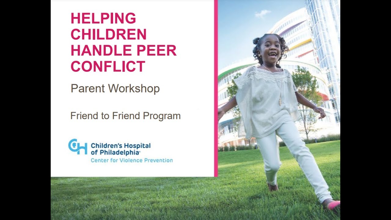 Helping Children Handle Peer Conflict - YouTube