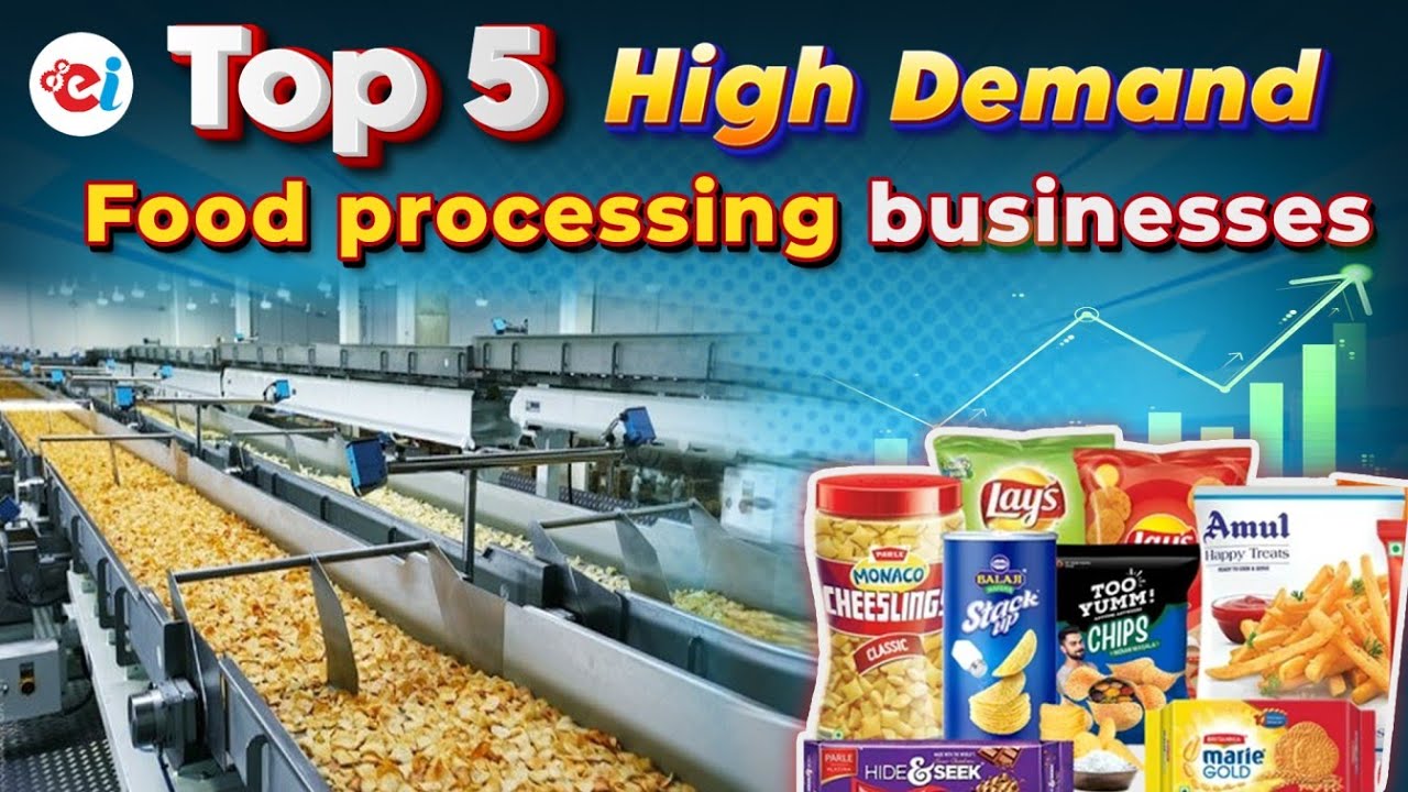 Top 5 Highly Profitable Food Processing Business Ideas | Best Food ...