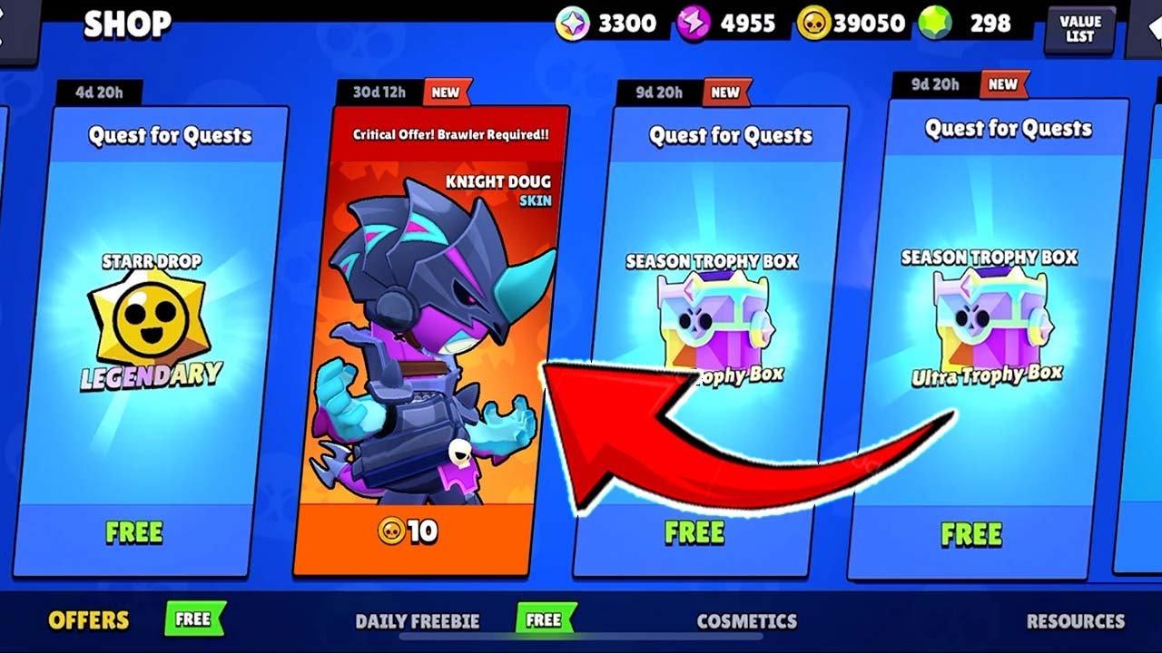 WOOOOW🚀🔥 KNIGHT DOUG REWARDS!!🎁 5500 CREDITS KAZE🔷 BRAWL STARS UPDATE😲 ...
