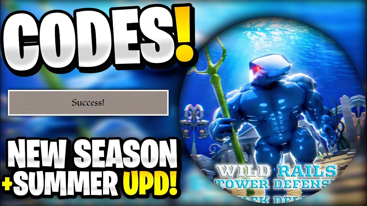 🔥*NEW* All Working NEW SEASON UPDATE CODES FOR WILD RAILS TD! ROBLOX ...
