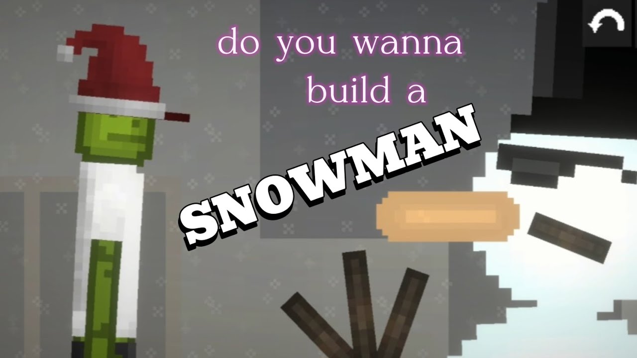 Christmas is in the air | do you want to build a snowman? melon sandbox ...