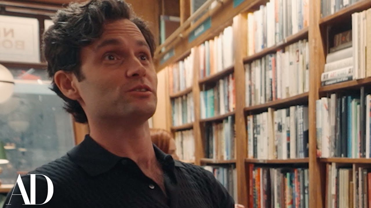 Inside Mooney's Bookstore With Penn Badgley - YouTube