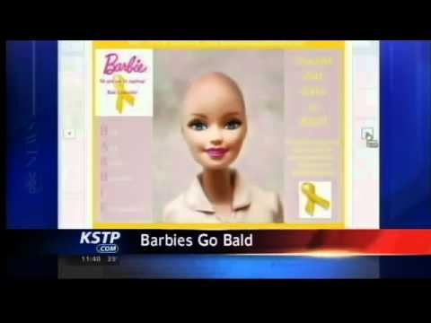 VIDEO: Shaving Heads for a Good Cause, Barbie Goes Bald - YouTube