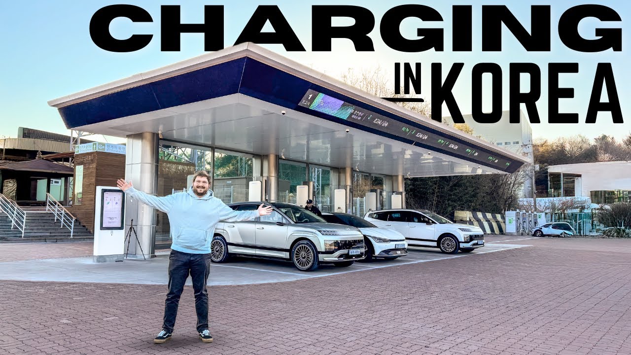Full Tour Of A Typical DC Fast Charging Park In South Korea! - YouTube