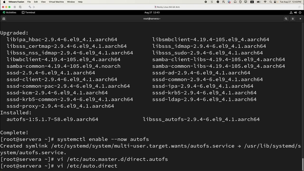 Linux Tutorial 10 - Seamless User Home Directory Mounting with Autofs on Linux - YouTube