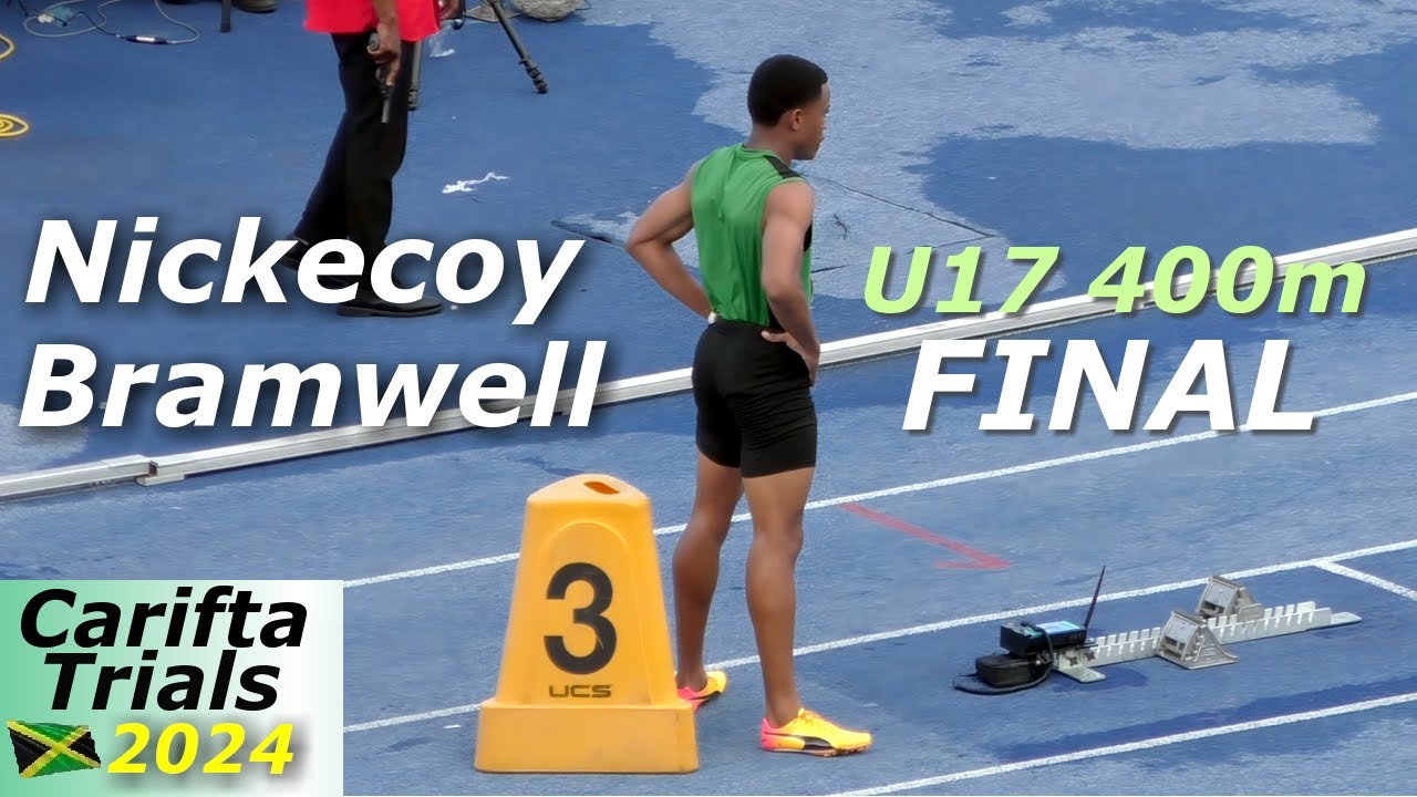 Nickecoy Bramwell | Calabar High | Paul Henry | Boys U17 400m Final ...