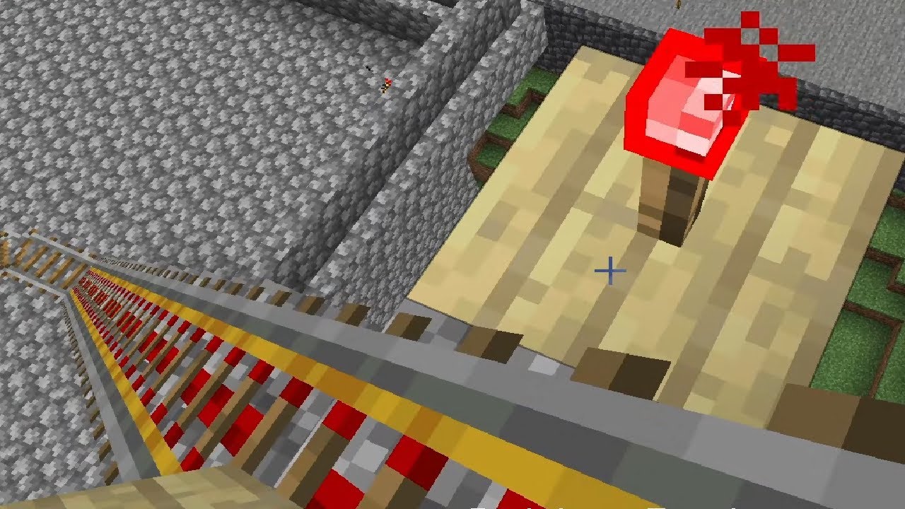 Keep Powered Rails turned on ALL the time by using a redstone torch and ...