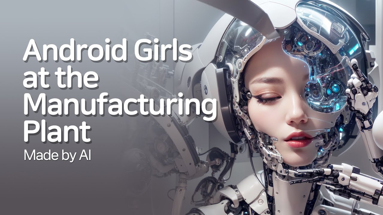 [4K] [LookBook] 룩북 - AI Android Girls at the Manufacturing Plant - YouTube