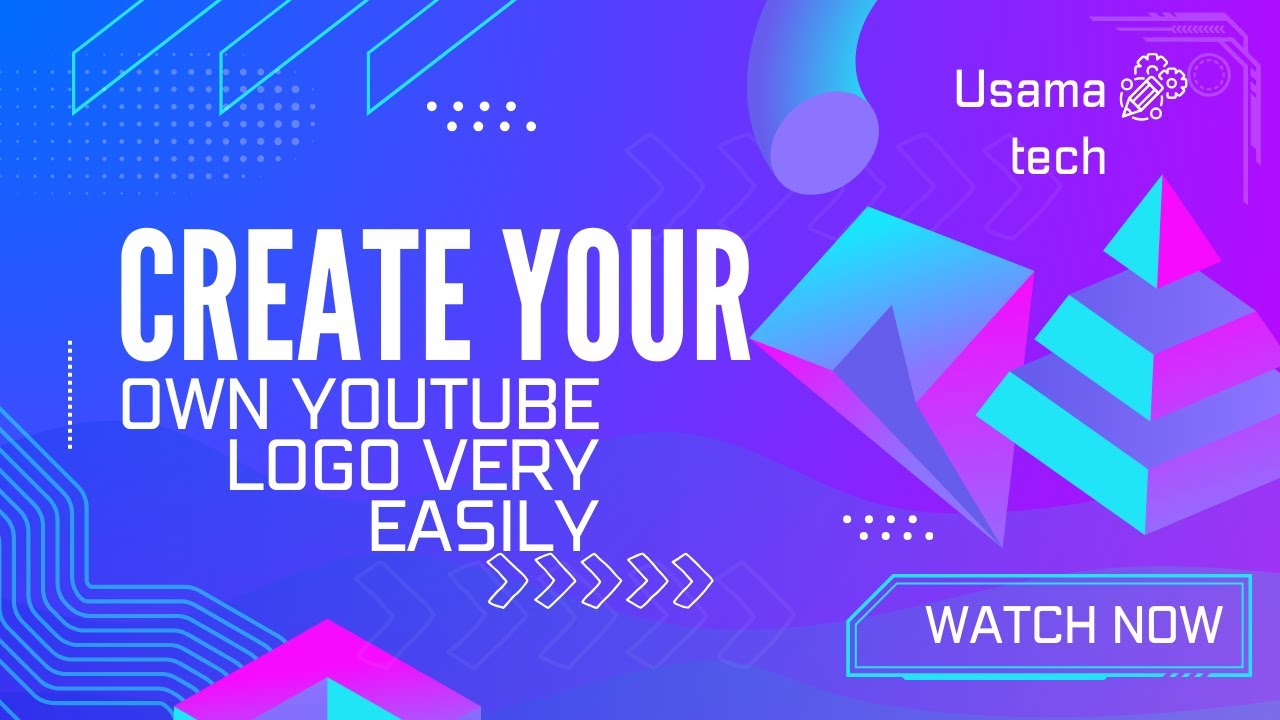 Create your own YouTube logo very easily😬👈||Usama tech|| - YouTube