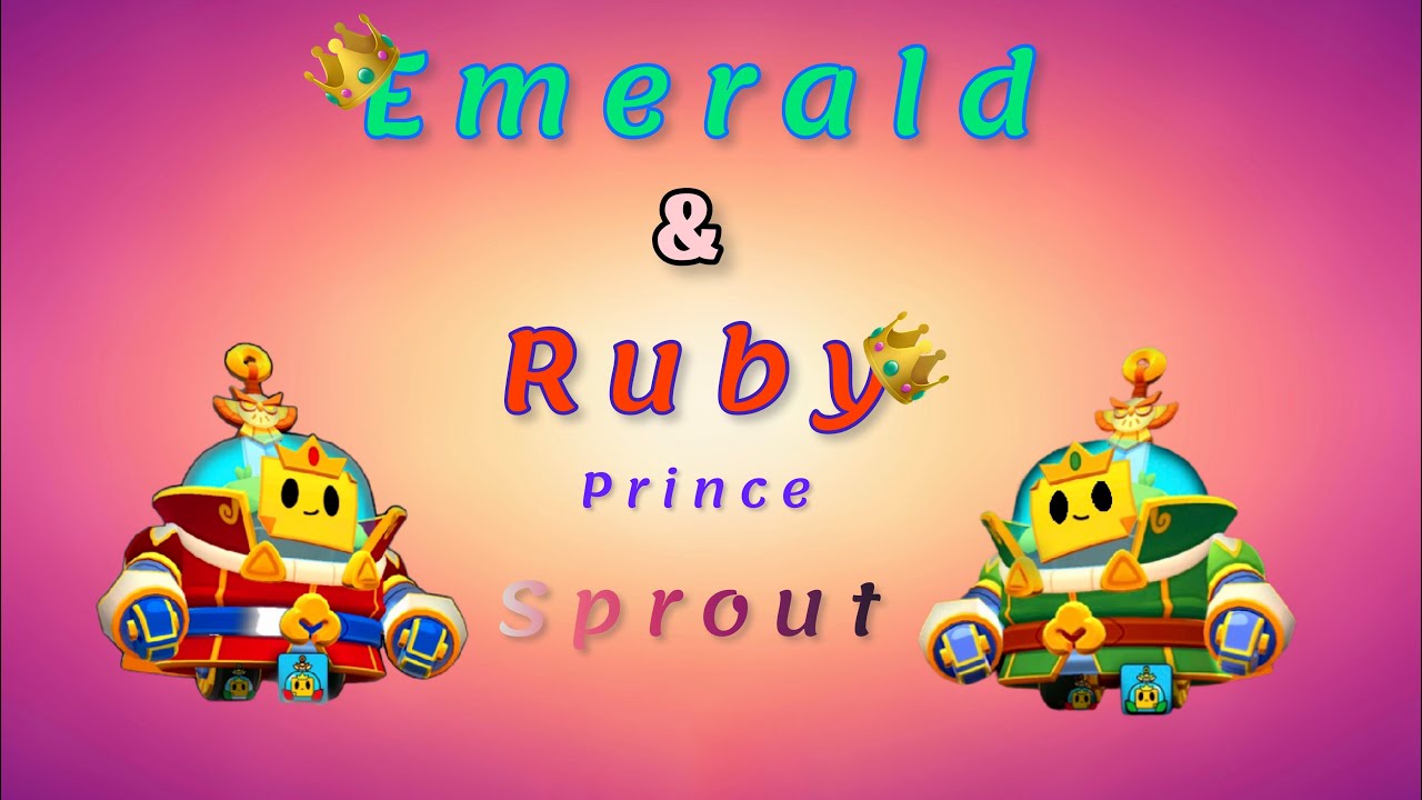 BRAWL STARS GREEK - SEASON 8 - Emerald & Ruby Prince Sprout ( 2 ...