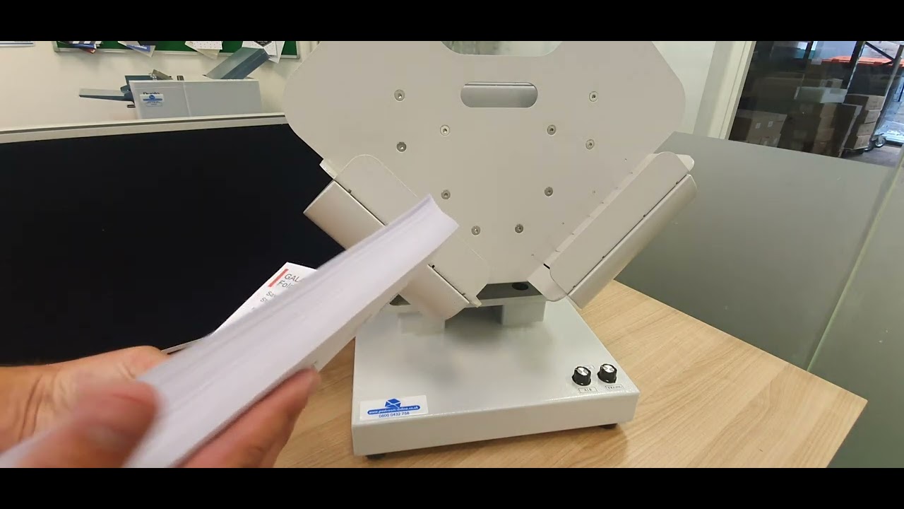 Galaxy High Capacity Paper Air Jogger - YouTube