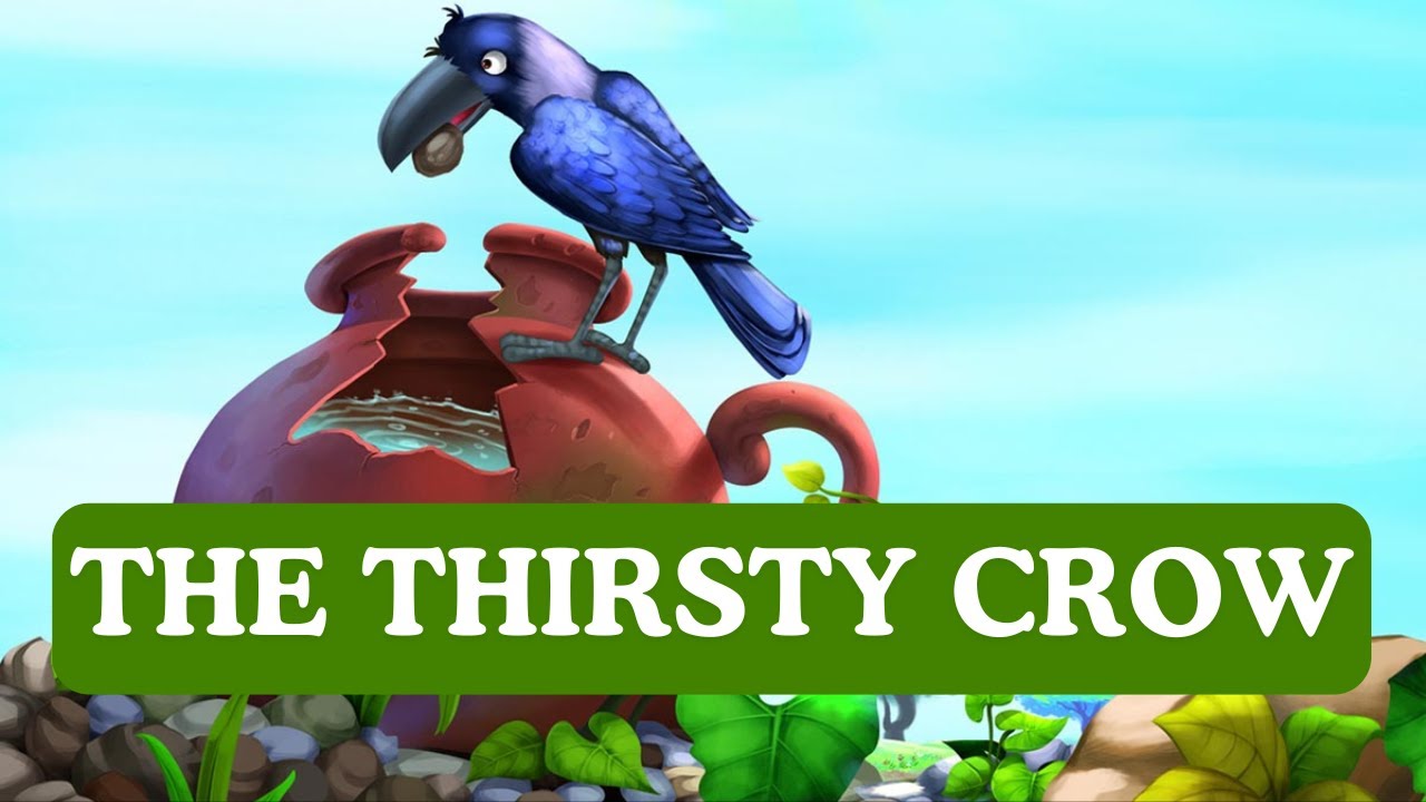 Thirsty Crow | Thirsty Crow Story in English | Moral stories for Kids # ...
