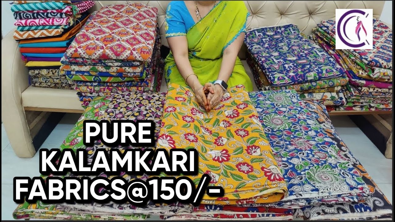 🙏83419 04104🙏NEW DESIGNS KALAMKARI PRINTED RUNNING FABRICS IN CHIRALA ...