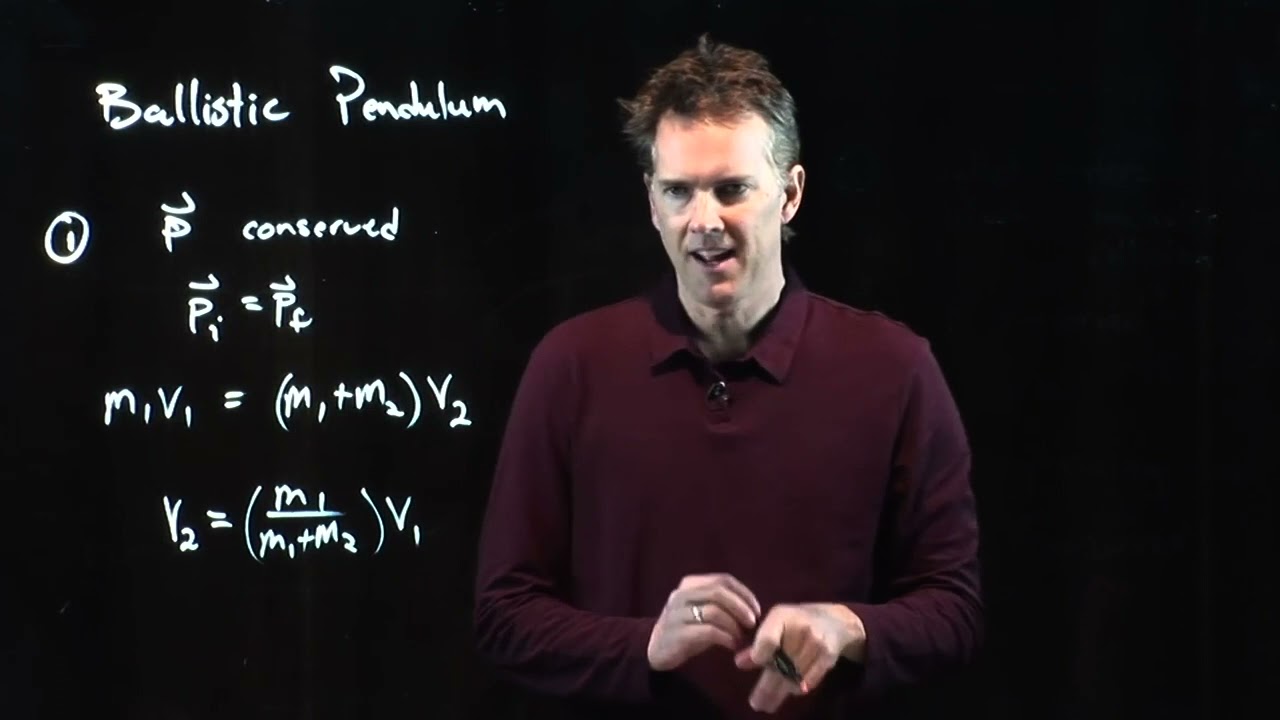 The Ballistic Pendulum | Physics with Professor Matt Anderson | M11-15 ...