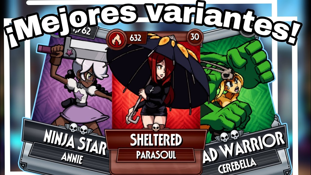 Las mejores variantes de bronce y de plata de todo skullgirls Mobile ...