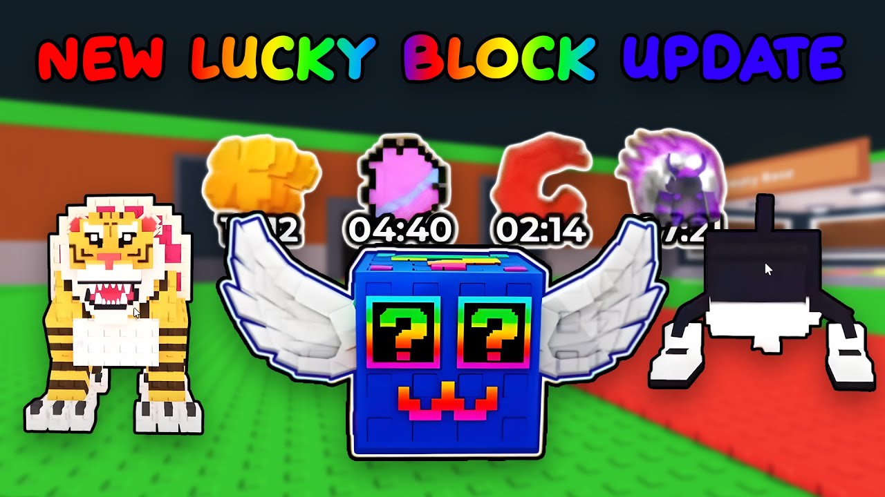 Using Infinite Luck For Lucky Block Update!... - YouTube
