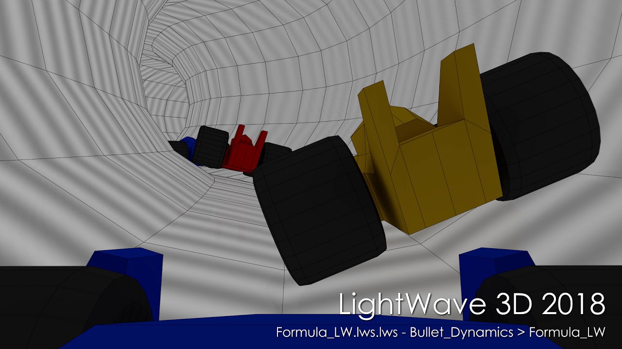 LightWave 3D 2018: Formula LW scene "rendered" - YouTube