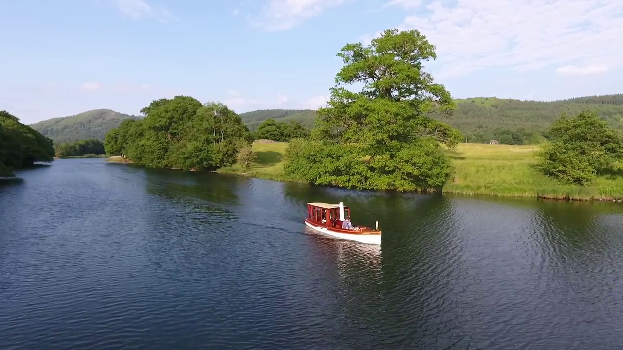 Steam Launch Imp on Windermere - River - June 2018 - YouTube