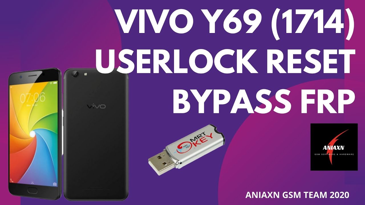 BYPASS FRP & USERLOCK RESET ON VIVO Y69 (1714) | MRT KEY - YouTube