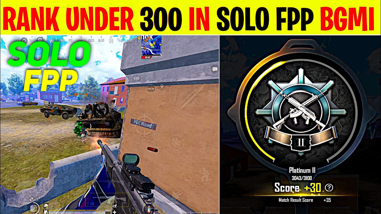 🇮🇳 Day - 5 🤯 Rank Under 300 In Solo Fpp C8S22 BGMI 🔥|| Best TIPS FOR ...