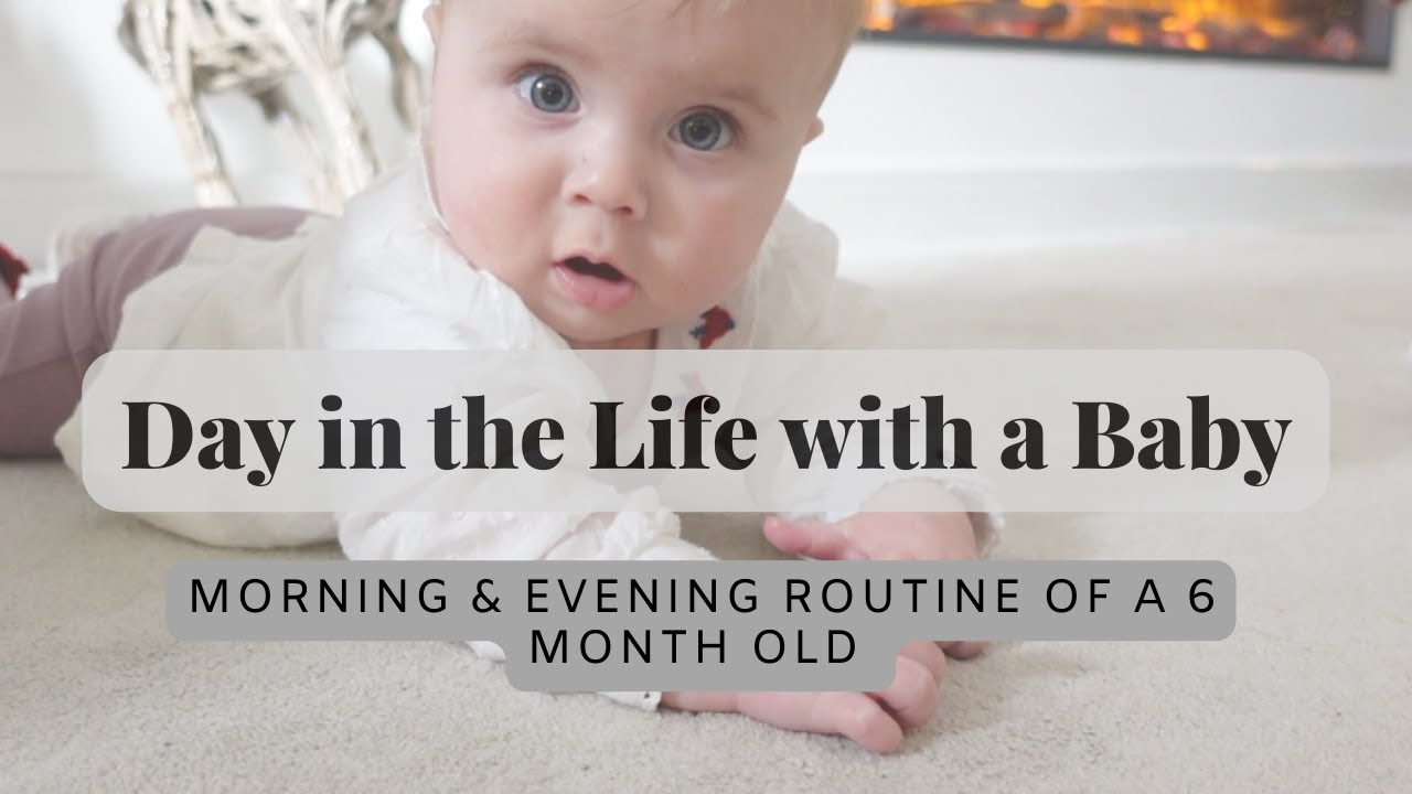 Day in the Life with a Baby Vlog | Morning & Evening Routine of a 6 ...