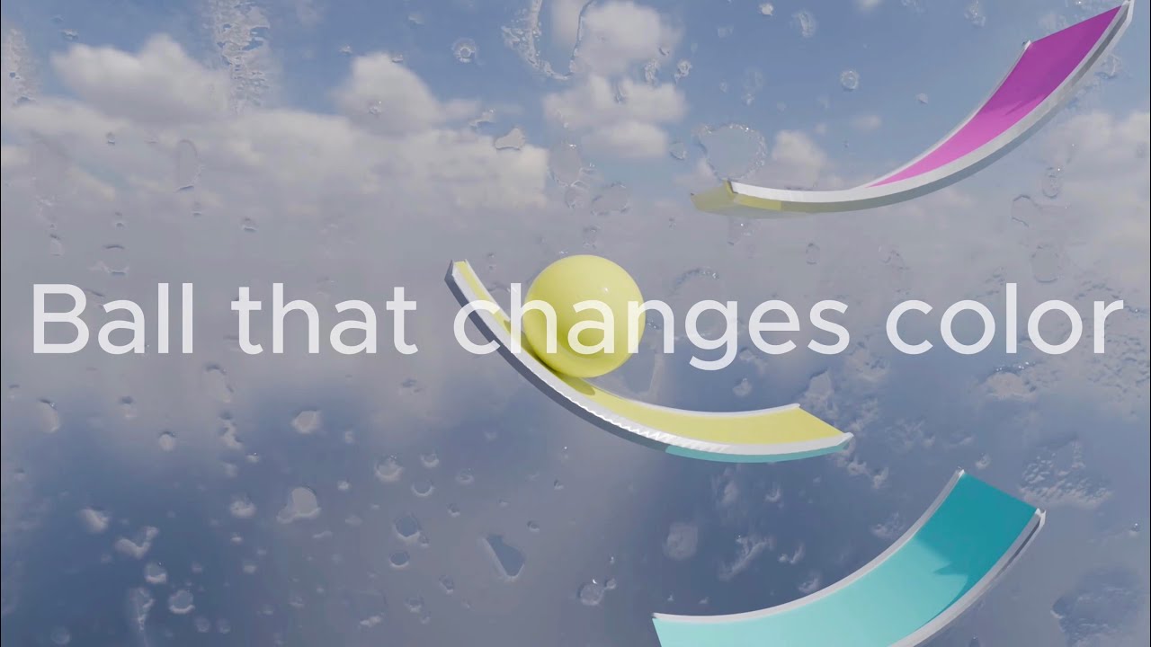 Ball that changes color - YouTube