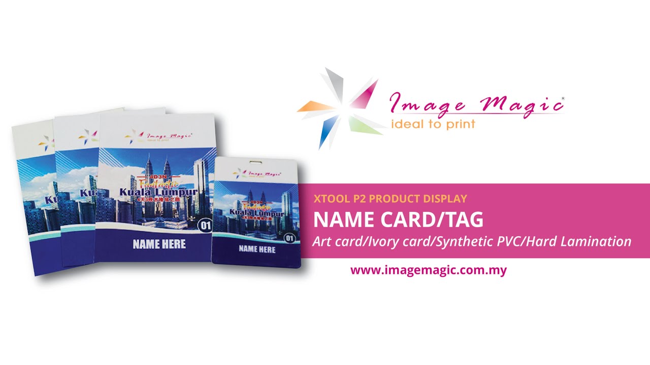 Different Material on Name Card - Art Card/Ivory Card/Synthetic PVC ...