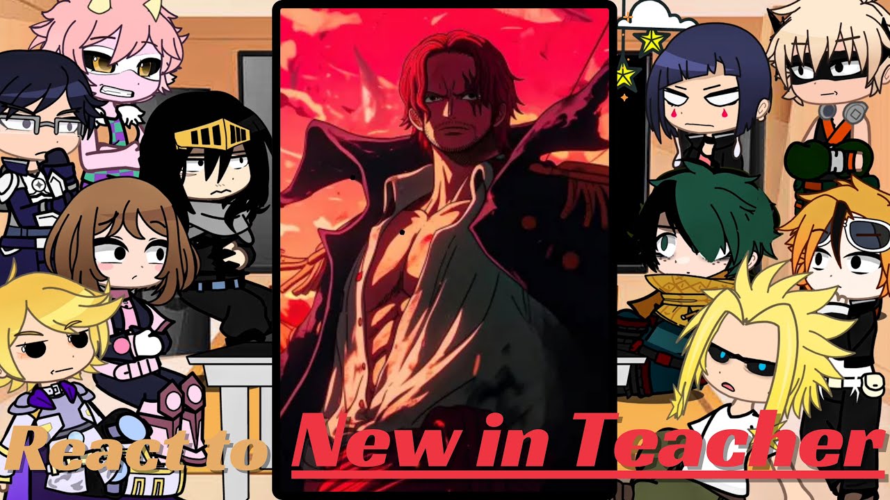 𝙋𝙧𝙤 𝙝𝙚𝙧𝙤𝙚𝙨 𝙧𝙚𝙖𝙘𝙩 𝙩𝙤 shanks | MHA BNHA | Onepiece Strawhat luffy gear 5 ...