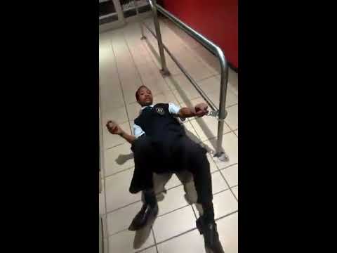 Security Guard from Shoprite Liquor caught drunk - YouTube