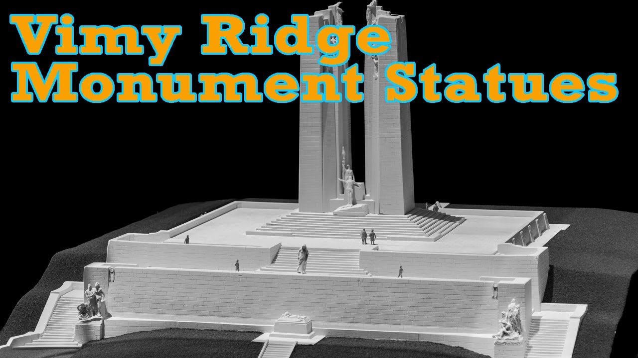 Vimy Ridge Monument Statues - YouTube